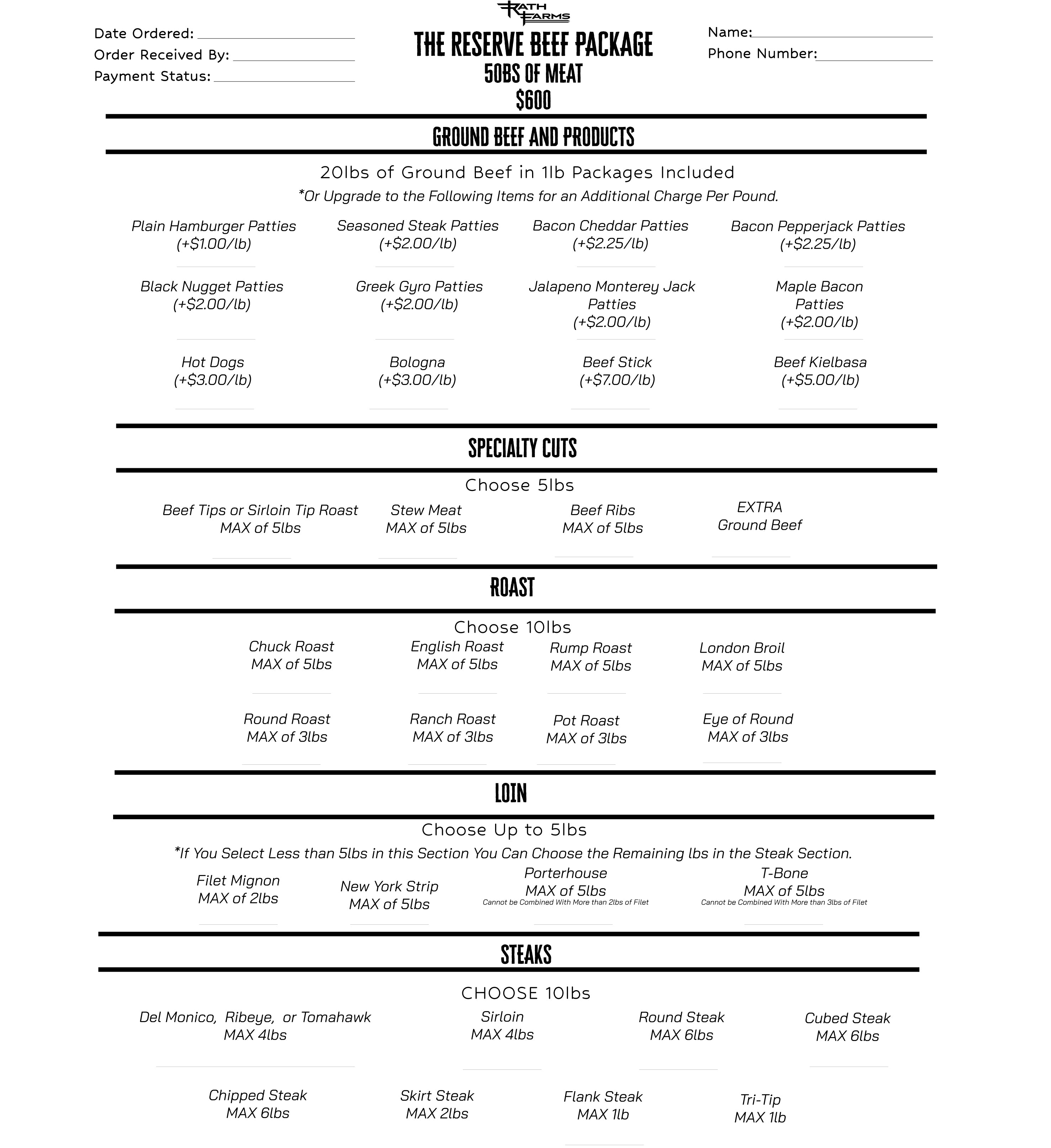 Beef – Rath Farms Meats